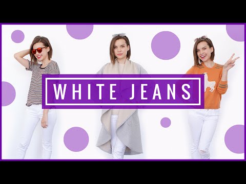 4 Ways to Style WHITE JEANS for Spring! ◈ Ingrid Nilsen