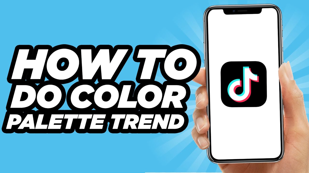 How To Do The Color Pallete Trend On Tiktok | Tutorial (2025) - YouTube
