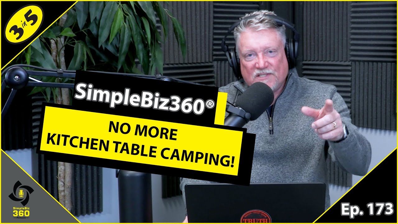 SimpleBiz360 Podcast - EPISODE #173: NO MORE KITCHEN TABLE CAMPING ...