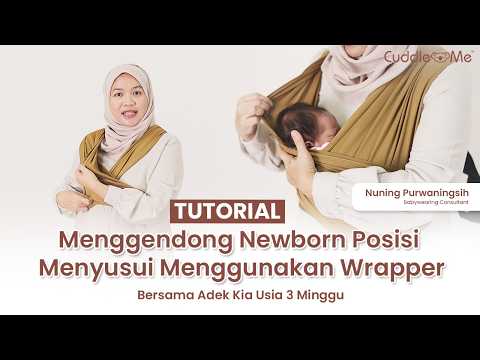 TUTORIAL ON BREASTFEEDING POSITIONS USING CUDDLEME WRAPPER