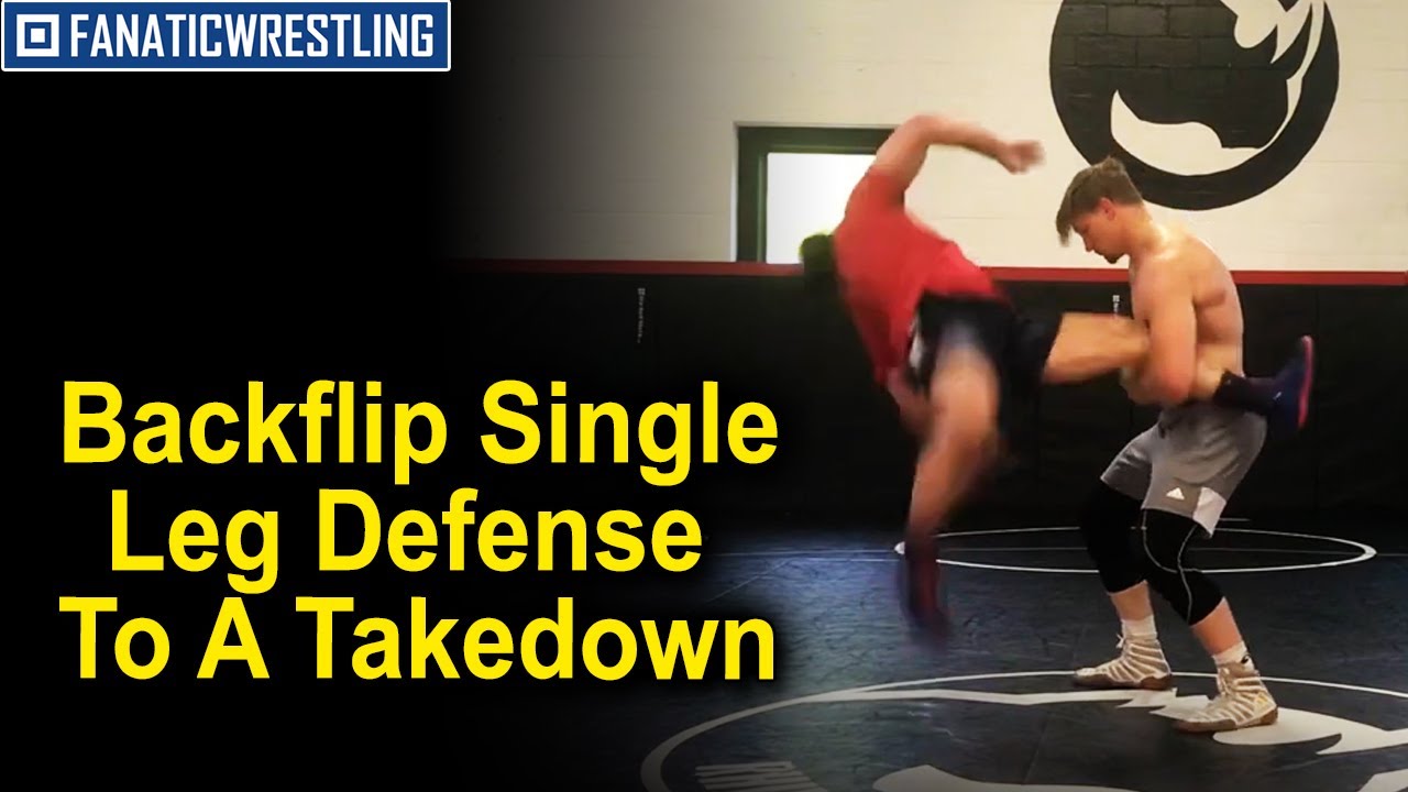 Crazy Backflip Single Leg Defense To A Takedown From All American Dan ...