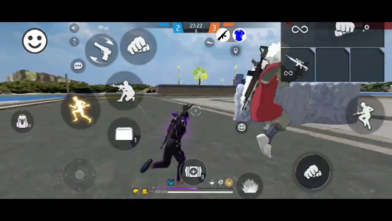 free fire custom chalenge - YouTube