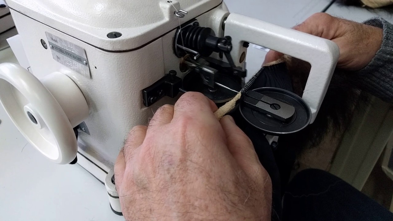 Techsew 202 Industrial Sewing Machine Sample - MB 3/3 - YouTube