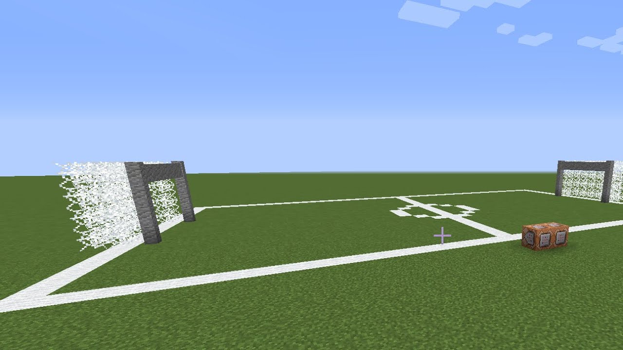 Playing football in Minecraft(literally) - YouTube