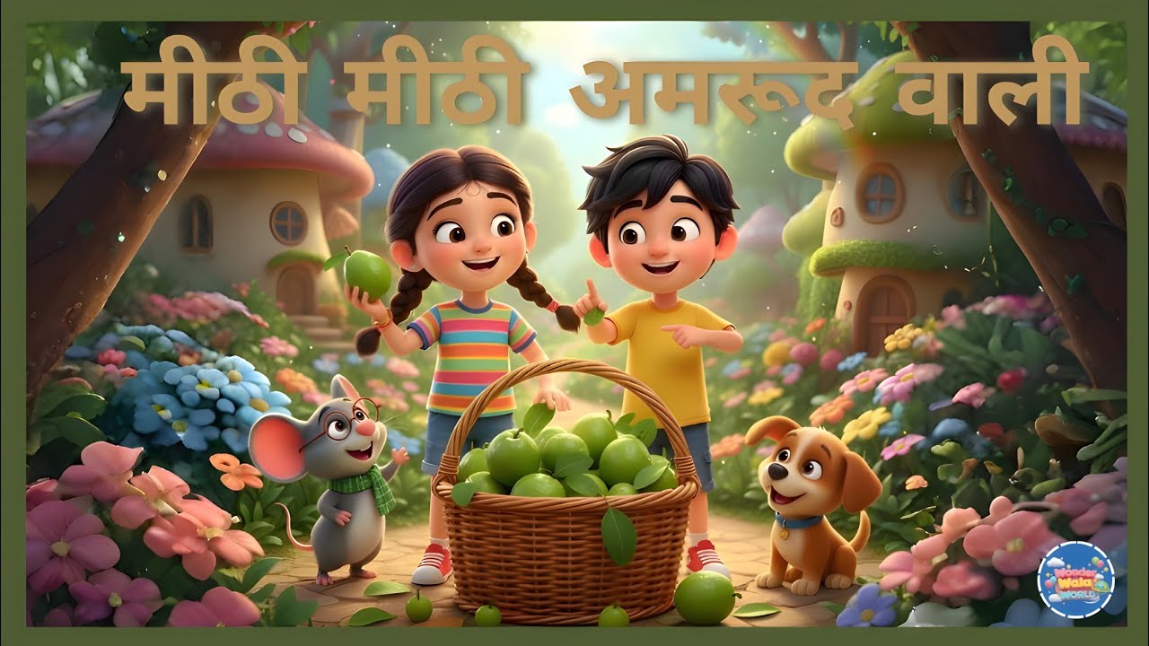 मीठी मीठी अमरूद वाली | Fun Hindi Nursery Rhyme for Kids | Educational ...