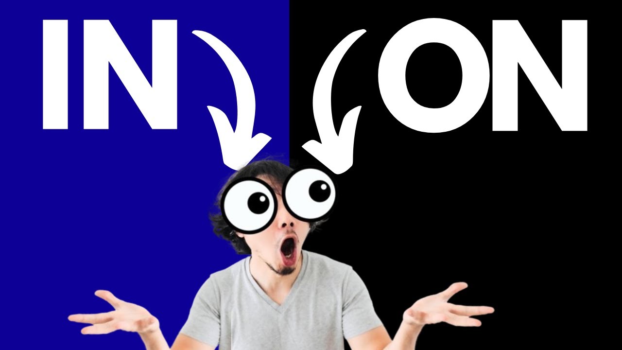 IN y ON en Ingles para RECURSOS - YouTube