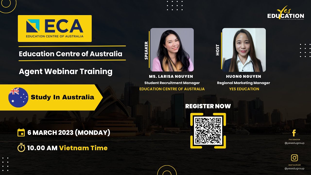 ECA, Australia Agent Webinar Training - YouTube