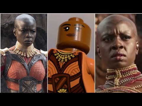 Evolution of Okoye in movies and video Games. (2013-2019) (Marvel Comics)