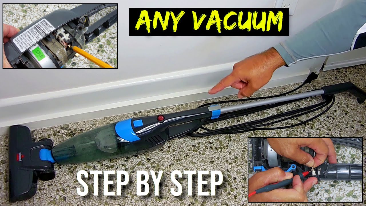 How To Fix A Vacuum Cleaner That Won't Turn On! (No Power) - YouTube