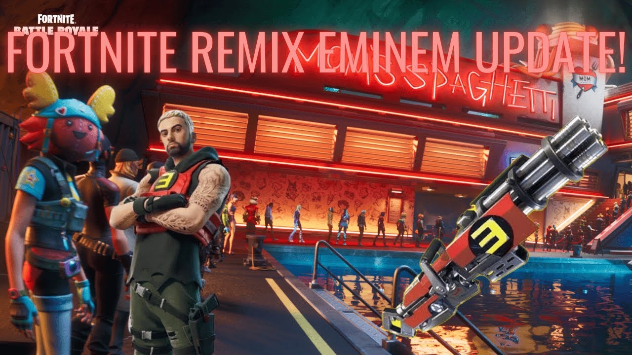 The BRAND NEW EMINEM MINIGUN is now in Fortnite! - YouTube
