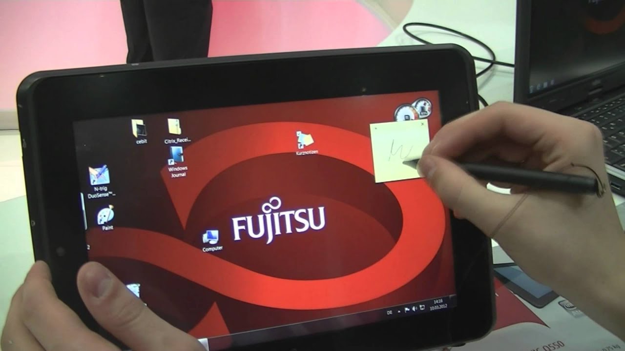 Fujitsu STYLISTIC Q550 - YouTube