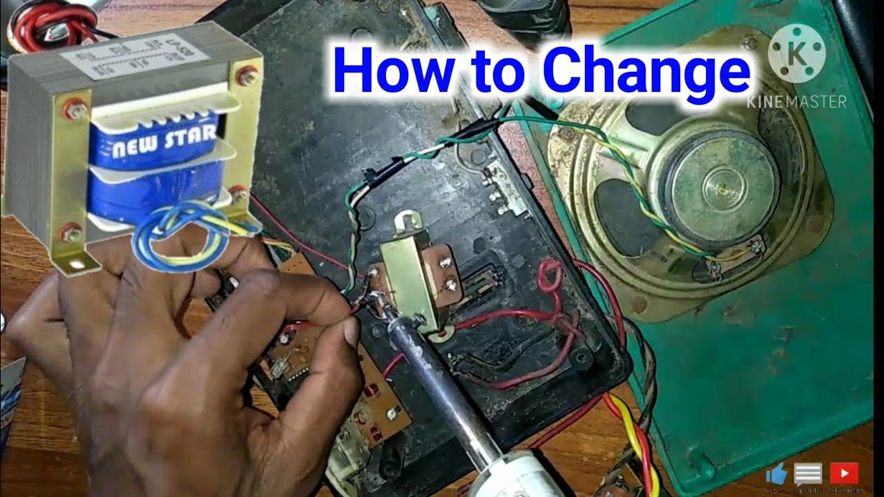 How to replace FM radio transformer - YouTube