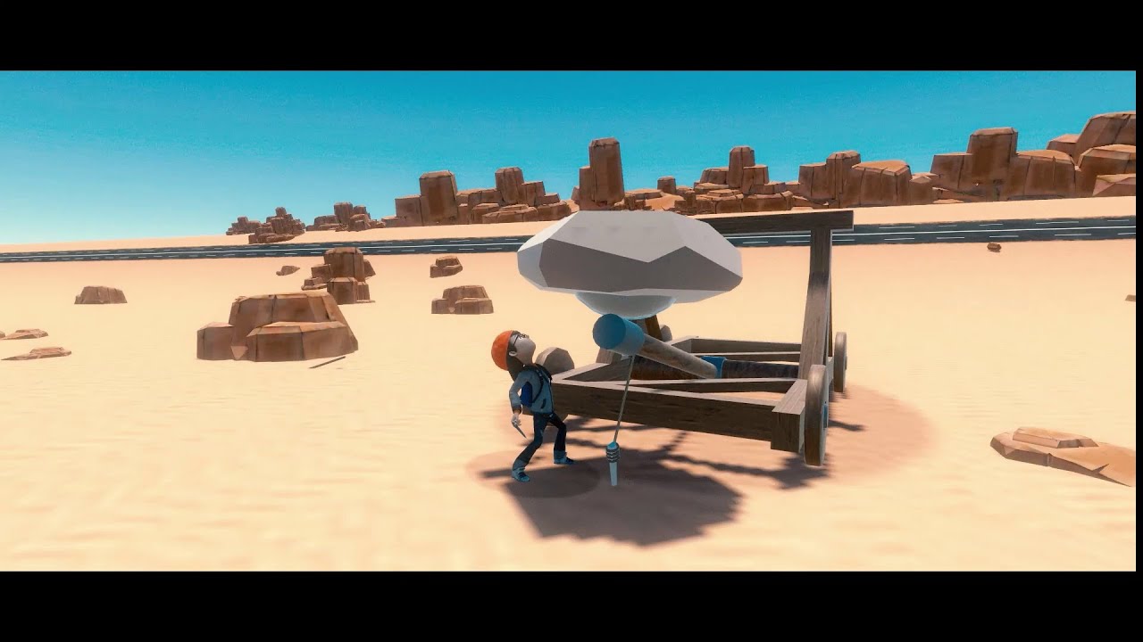 Catapult Smash Cars I Unity3d I Blender - YouTube
