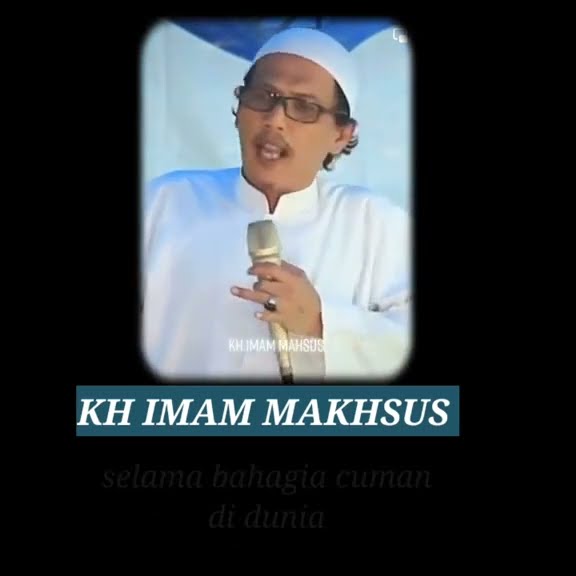KH Imam Mahsus - YouTube