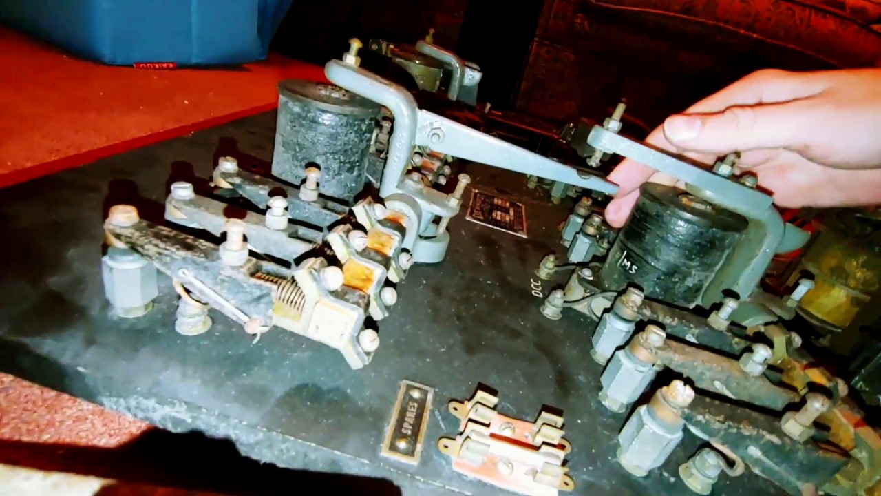 Detailed look at 1930s Dewhurst Slate relay - YouTube