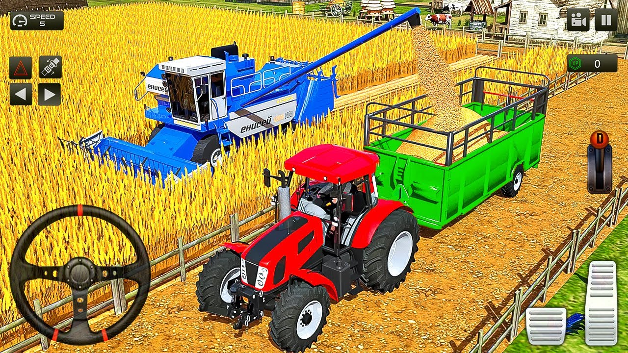 New Tractor Games 2025 - Modern Farm Tractor Driving Games - Farming ...