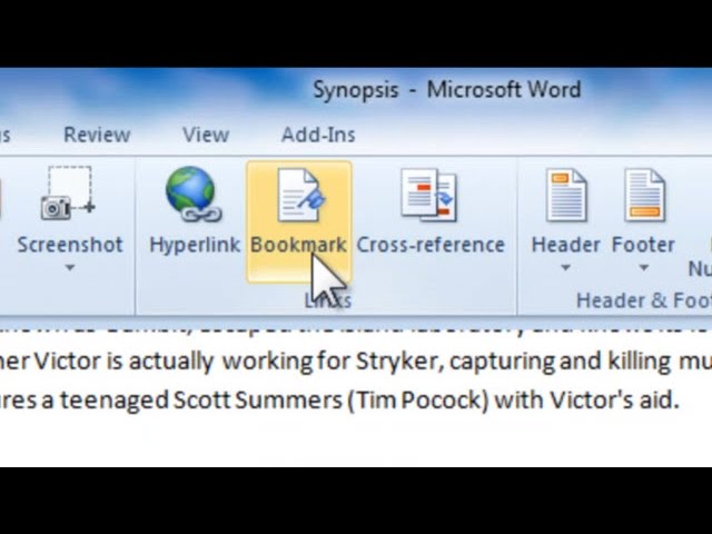 How to create a bookmark in word 2010 - veraussie