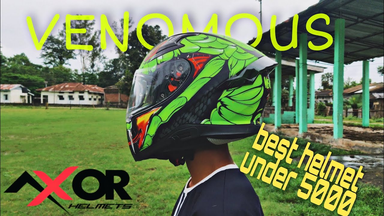 AXOR VENOMOUS HELMET || BEST HELMET UNDER 5000 || Unboxing & Review ...