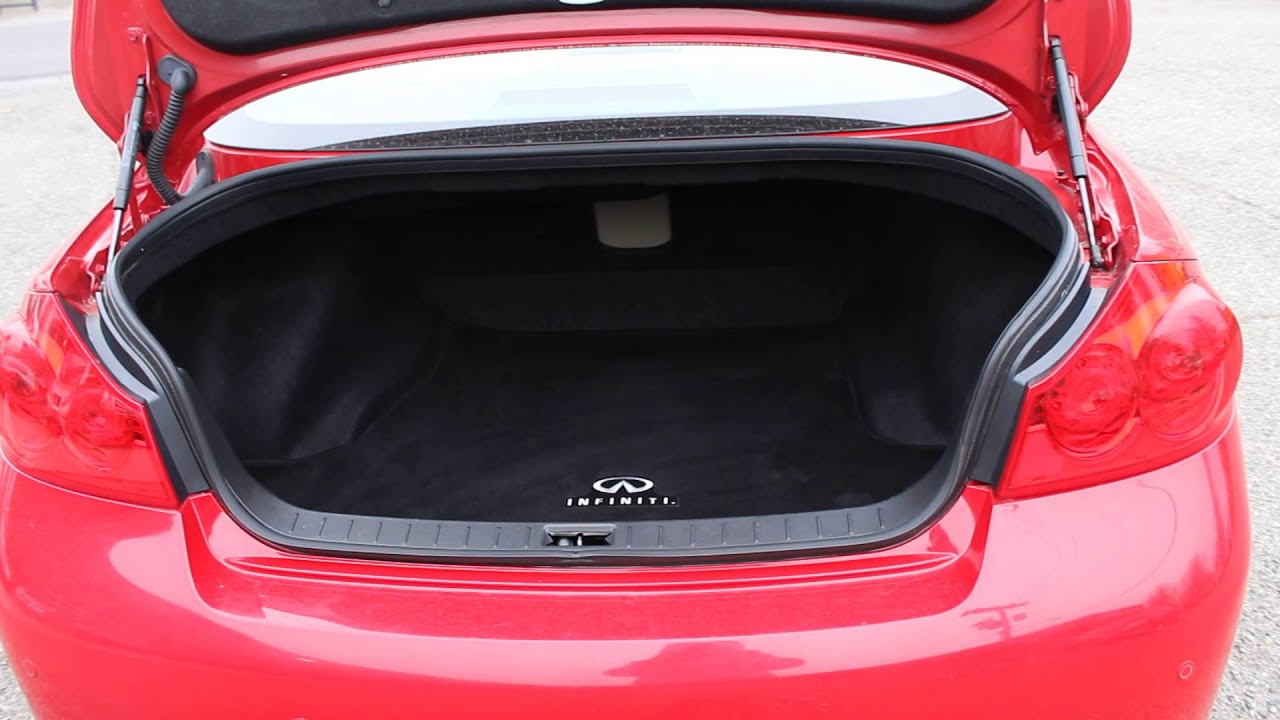 2010 Infiniti G37, Red - STOCK# 457761 - Trunk - YouTube