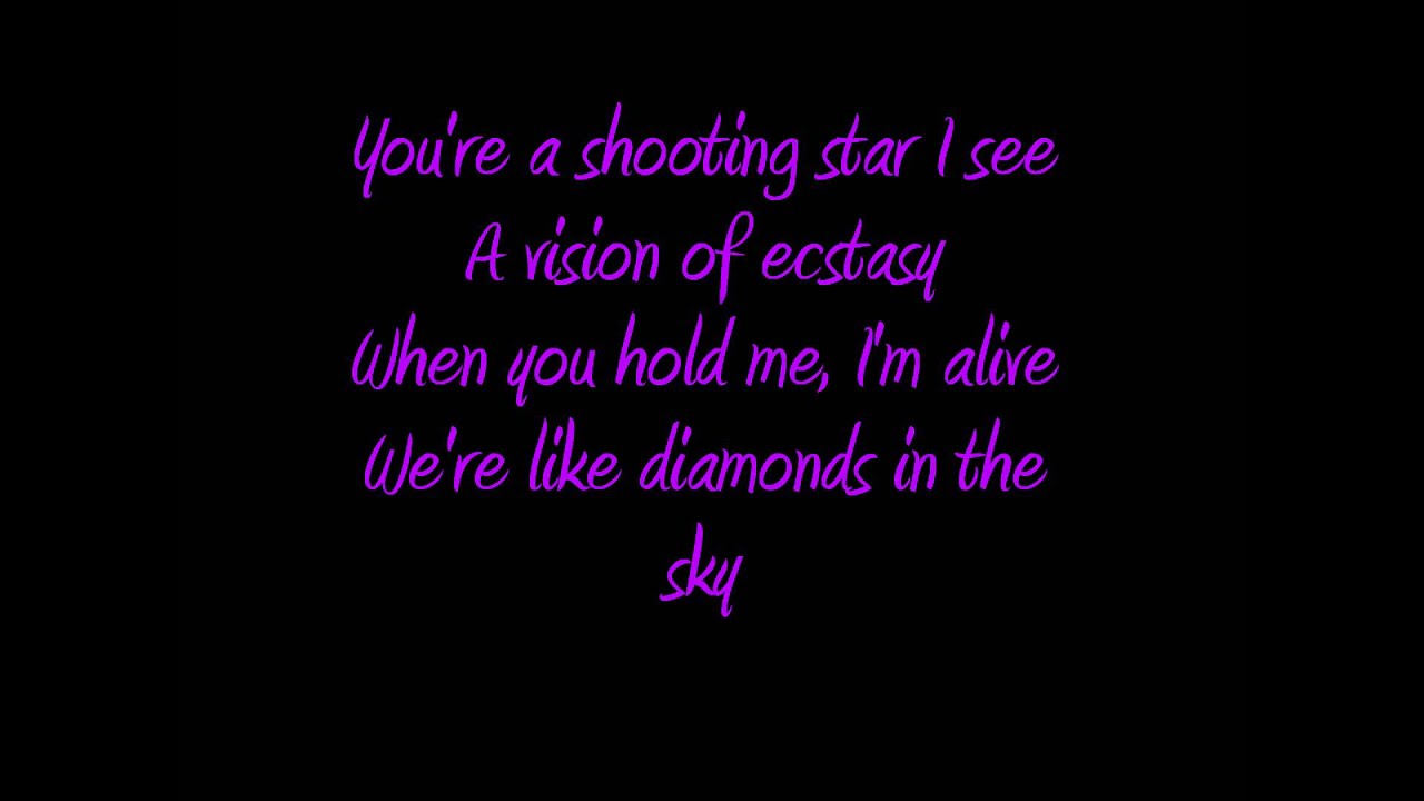Rihanna - Diamonds (Mit Text) - YouTube