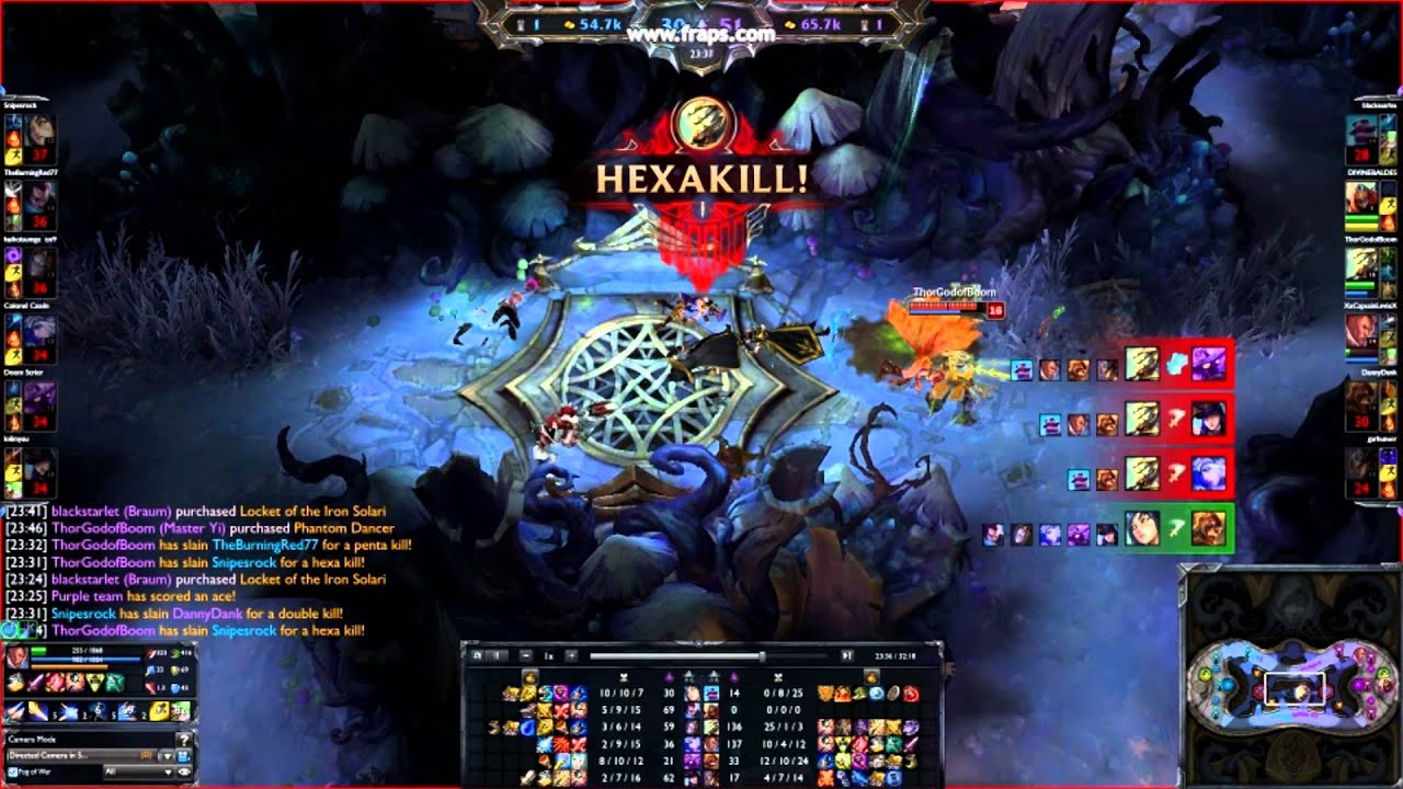 Master Yi Hexakill in 5v6 Hexakill Twisted Treeline Game - YouTube