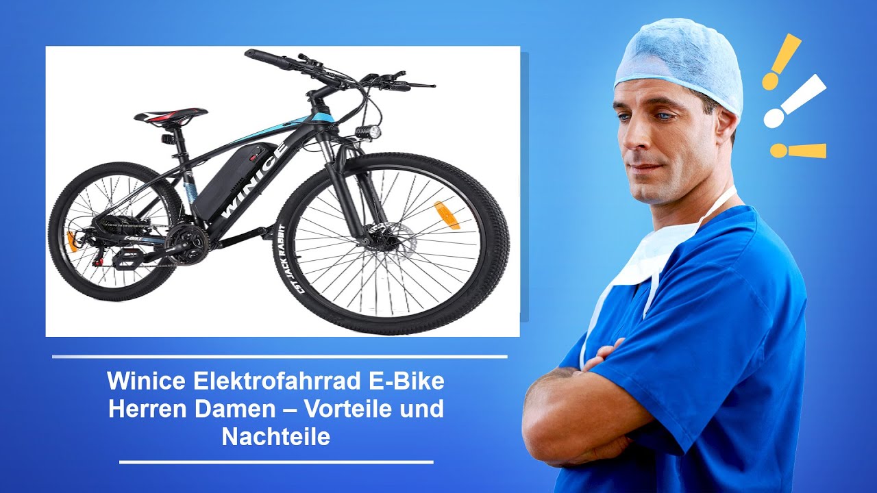 🚑 Winice Elektrofahrrad E Bike Herren Damen – Vorteile und Nachteile ...