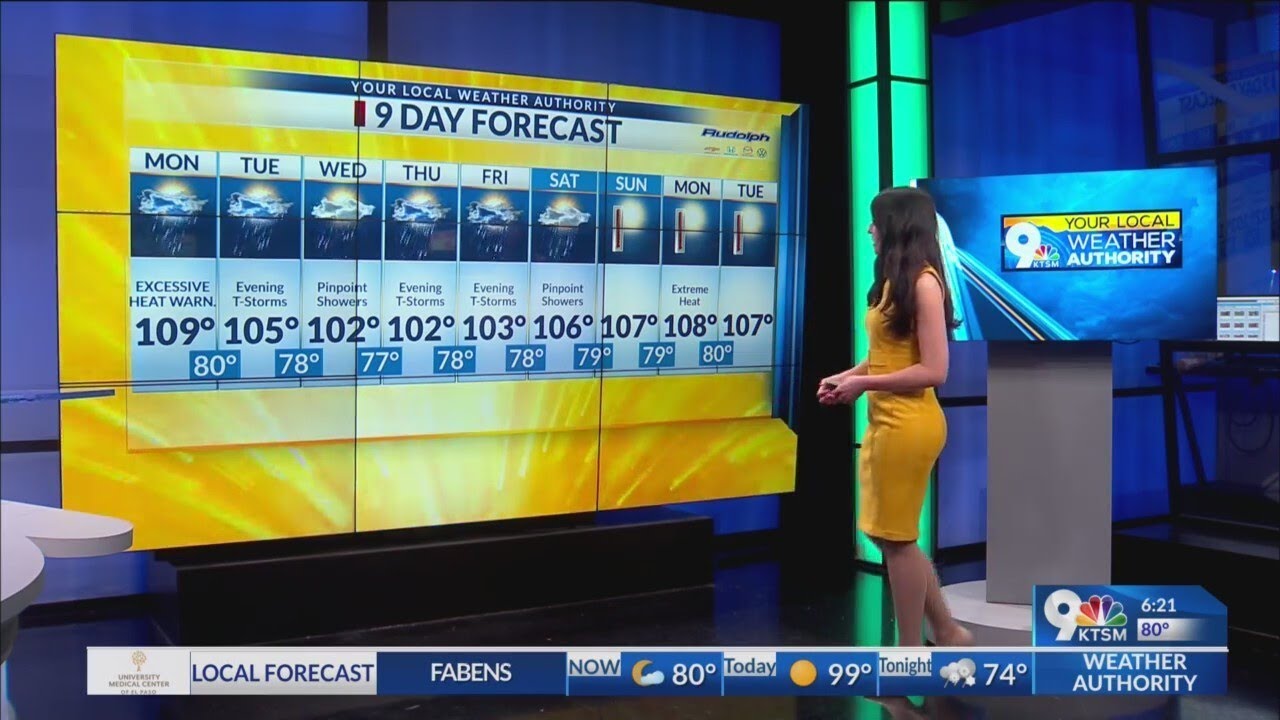 Monday Forecast: Expect a scorching first day of school - YouTube