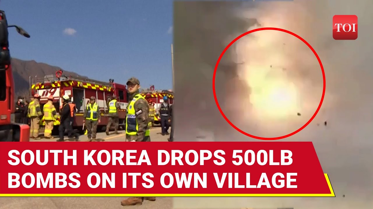 South Korean Fighter Jets Drop 8 Heavy Bombs On Own Citizens During U.S ...