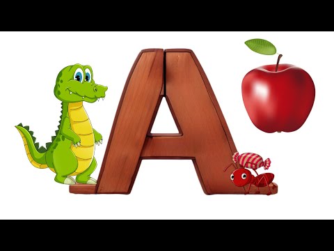 Learn A to Z Alphabet Animation | Learn English A | Words with A ...