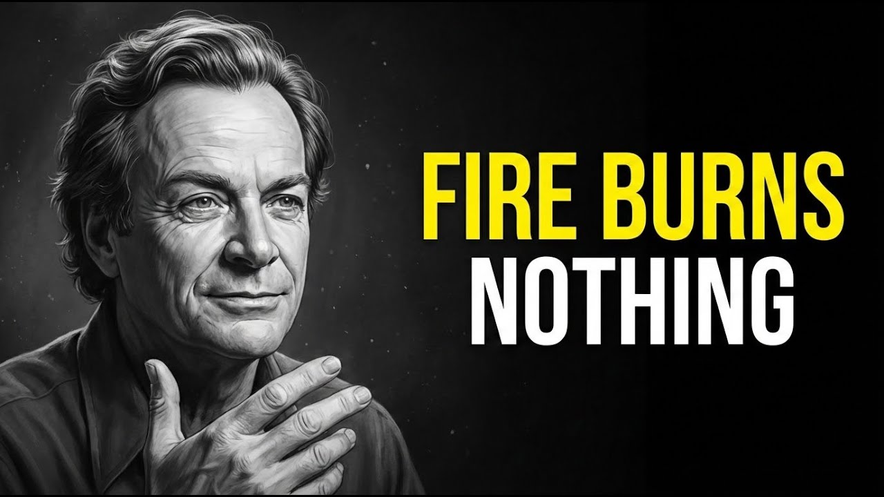 Why Does Fire BURN? Feynman's Answer Will DESTROY Your Reality - YouTube
