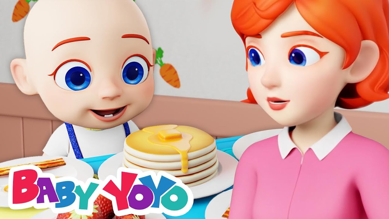 Breakfast Song Yum Yum Food and Kindergarten Rhymes for Toddlers - YouTube