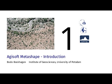 Agisoft Metashape - 1 Introduction - YouTube
