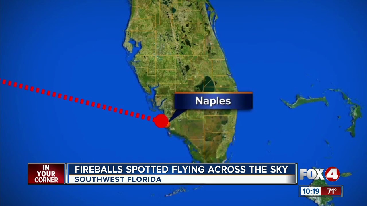 NASA confirms 65 reports of fireballs across Florida skies Tuesday ...