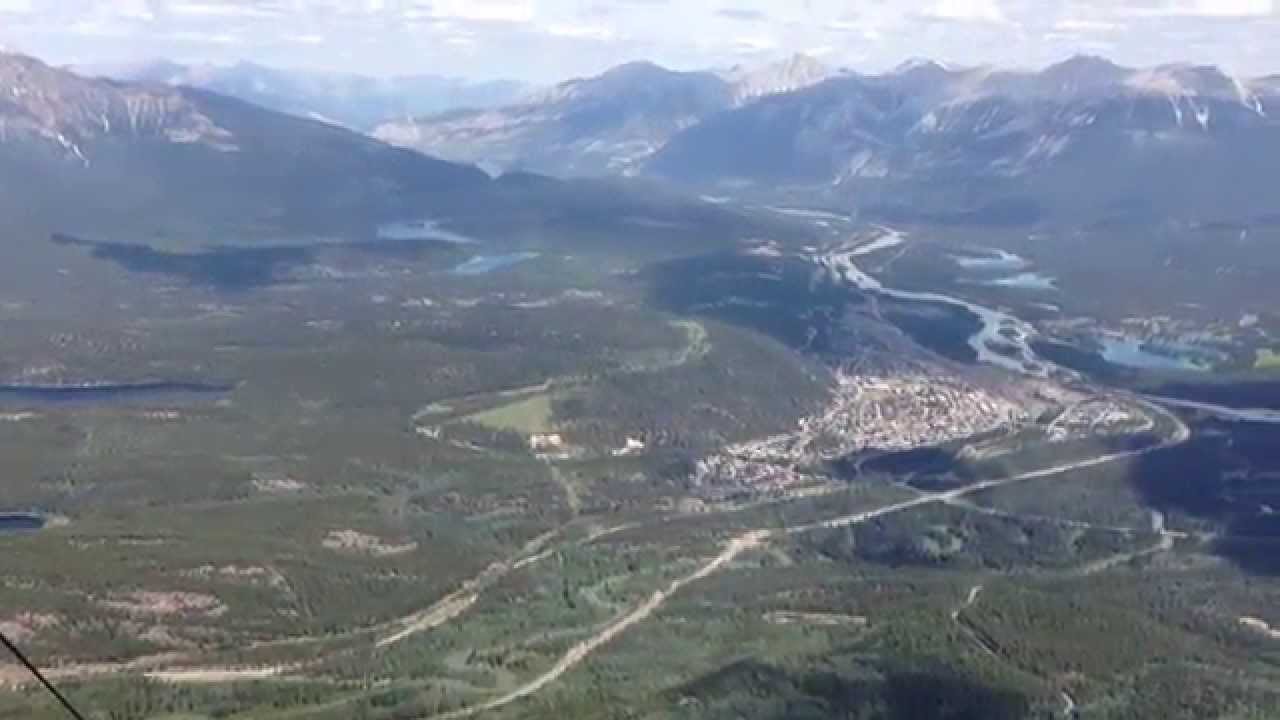 View of Jasper National Park at Mt Whistler via Jasper Skytram. - YouTube