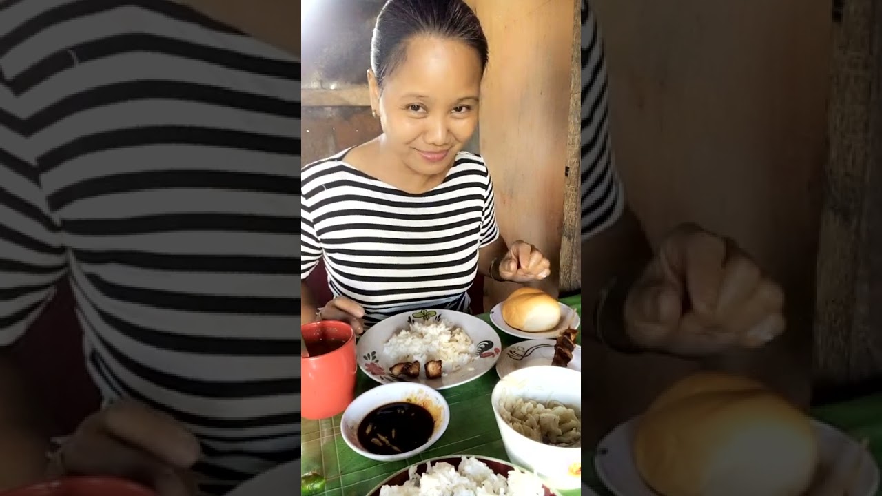 MUKBANG : PORK BARBEQUE + SAGING na BALOY at Monay .... - YouTube