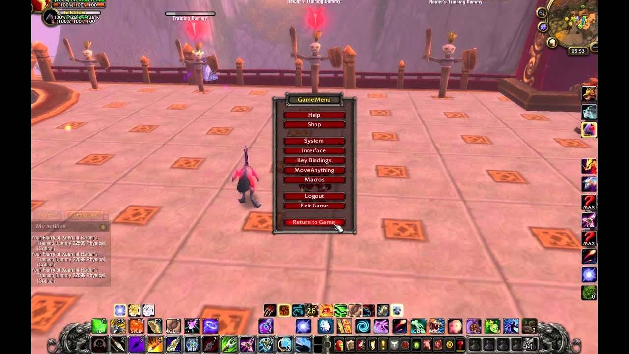 WoW ability queue showcase - YouTube