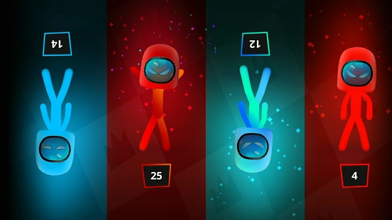 Mythical Merah Dan Biru Menjadi Impostor Di Tournament - Stickman Party ...