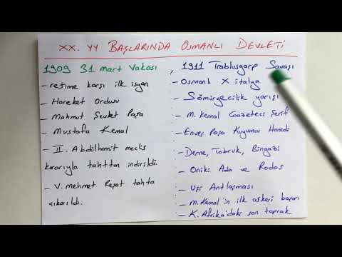 12) Trablusgarp Savaşı | 31 Mart Vakası | Yks Kpss Tarih 2024