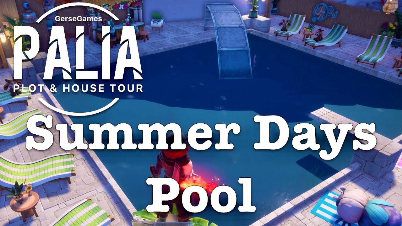Summer Days Pool / Palia House & Plot Tour / Design by Luna ...