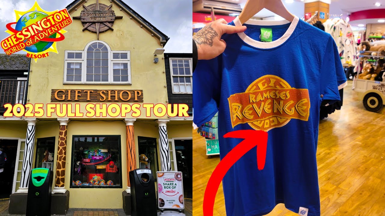 Chessington 2025 FULL SHOPS TOUR! - YouTube
