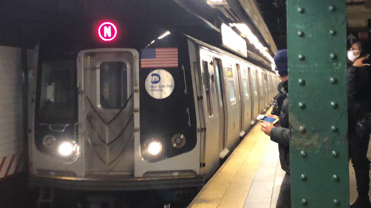 R160B R and R160A N Arrives/Departs Lexington Av-59th St - YouTube