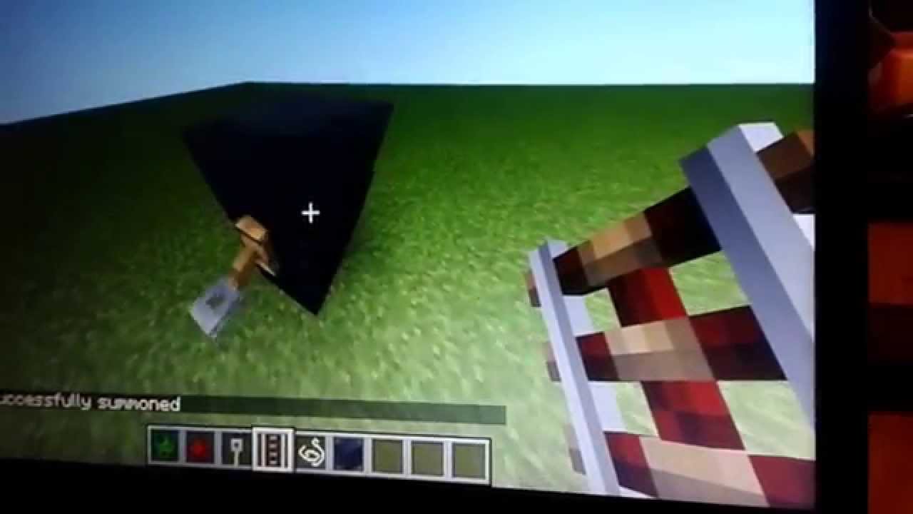 How to spawn a lightning creeper in Minecraft - YouTube