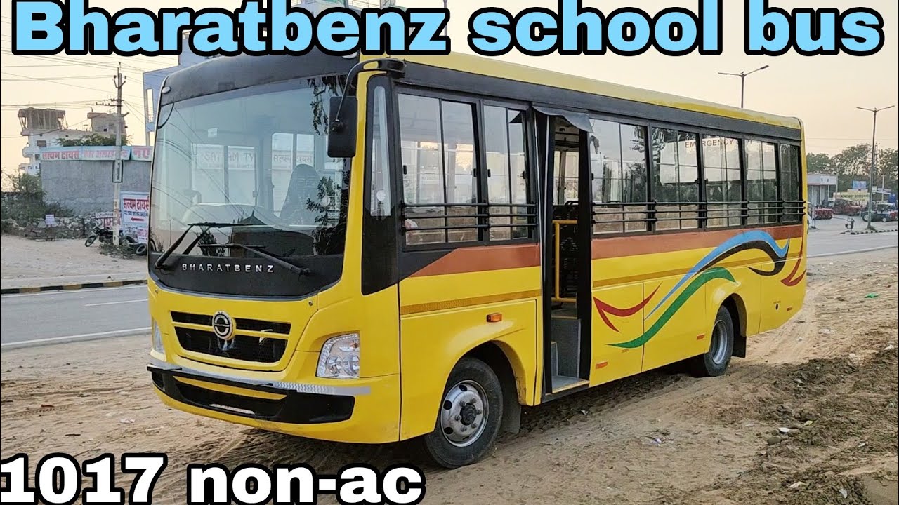 bharatbenz school bus 1017 nonac 49+D+A seating capacity 10 ton ...