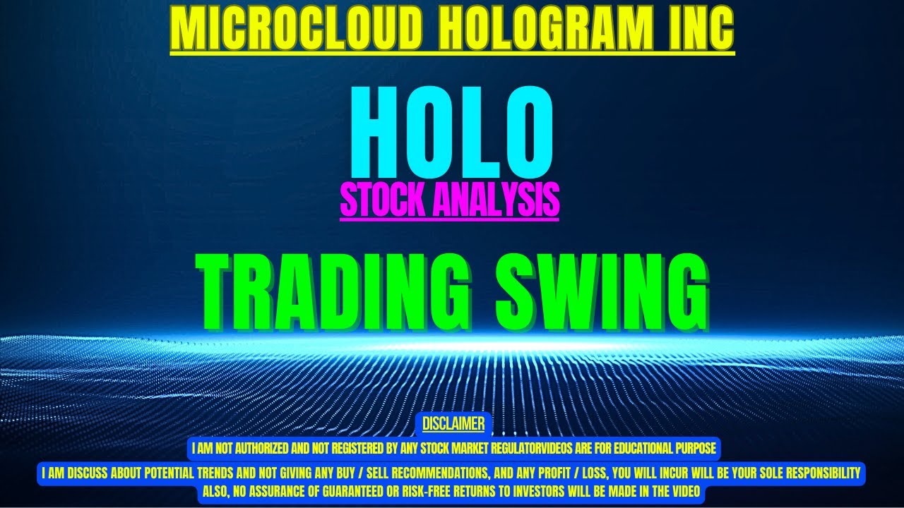 HOLO STOCK ANALYSIS | TRADING SWING - YouTube