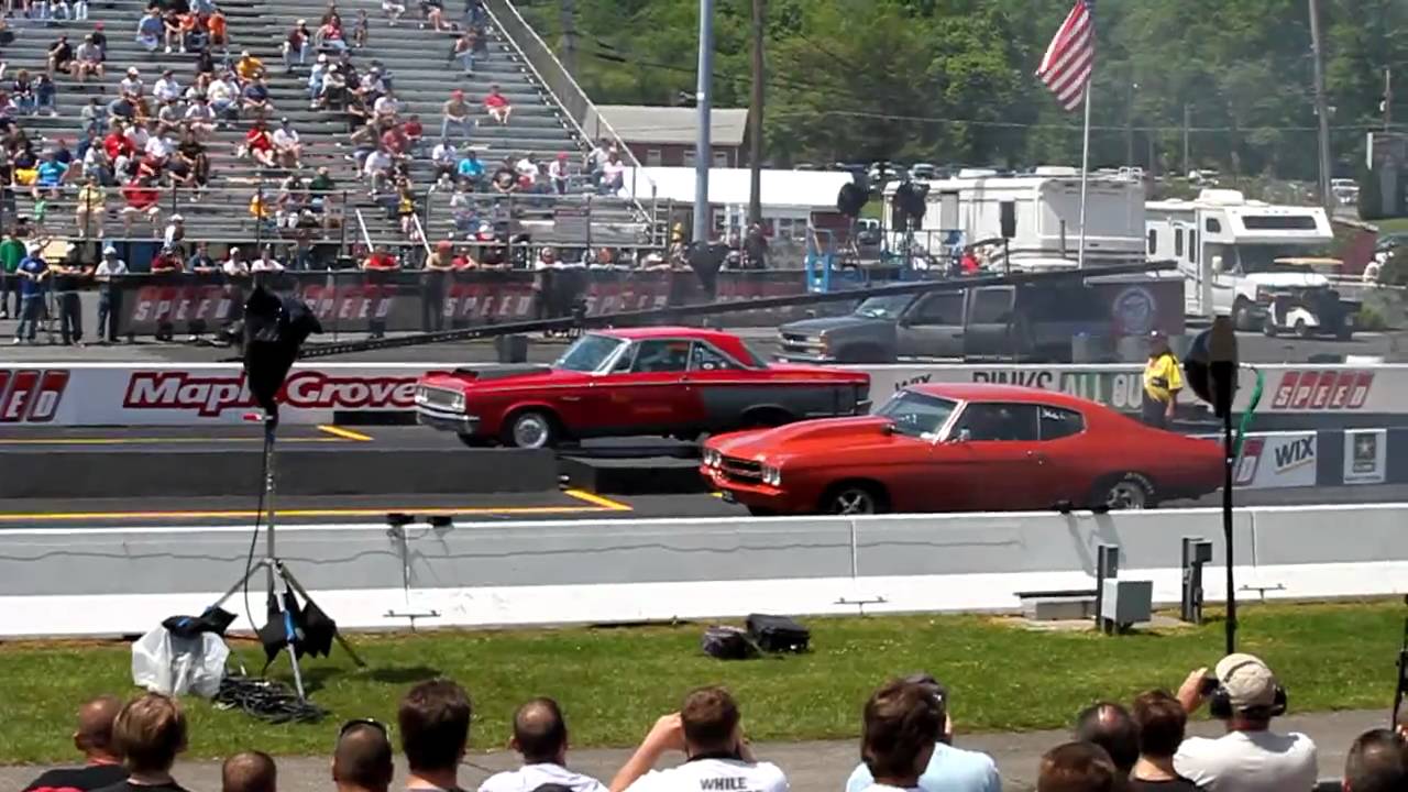 JESSE 10.70 RUN SPINNING, STICK SHIFT CHEVELLE. PINKS ALL OUT - YouTube