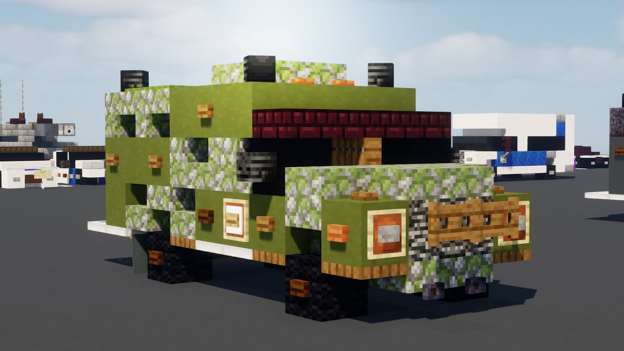 Minecraft FBI SWAT BearCat G3 Armored Van Tutorial - YouTube