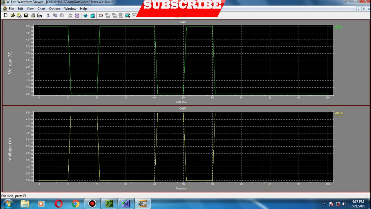 CMOS Inverter design using Tanner EDA (Tamil) - YouTube