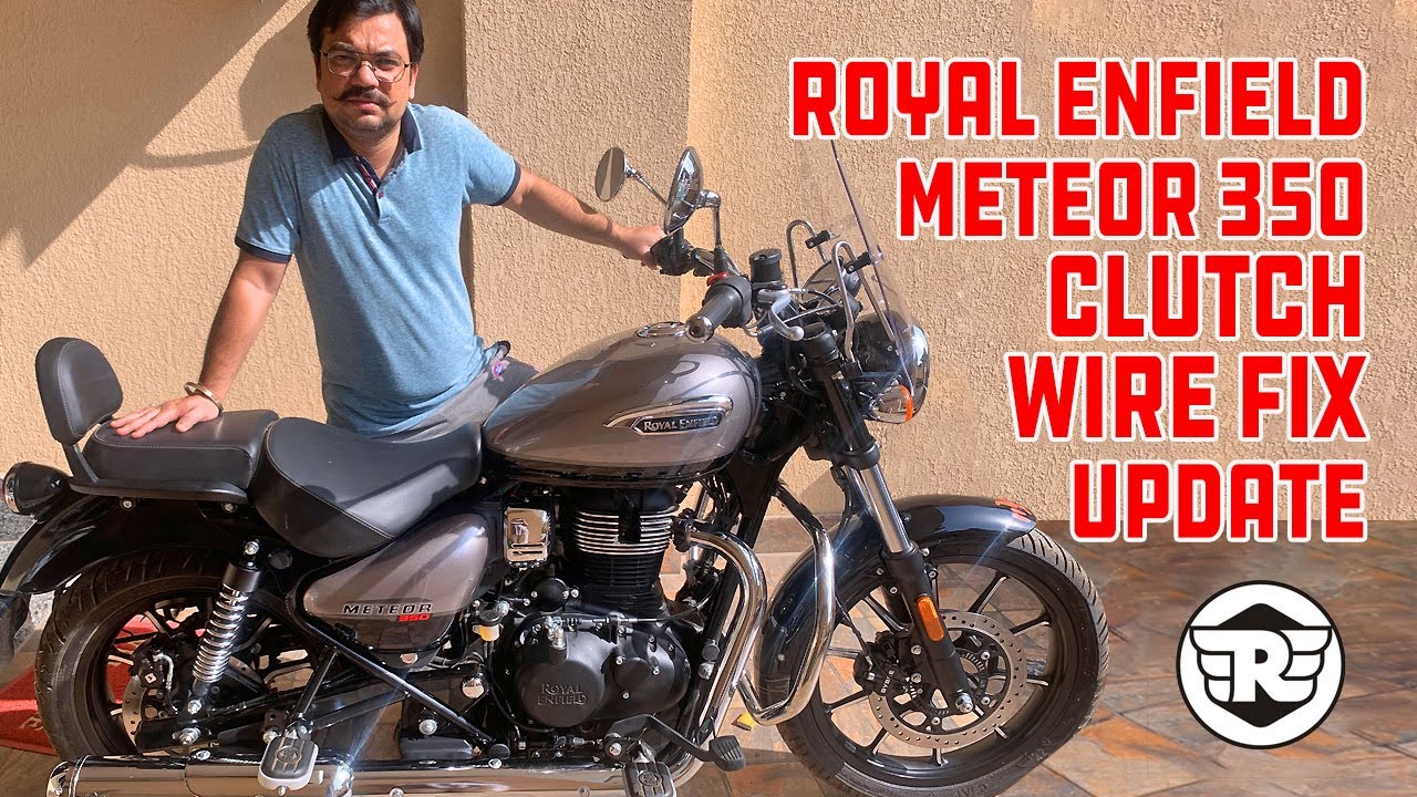 Royal Enfield Meteor 350 - SuperNova Silver | Windshield and Clutch Fix ...