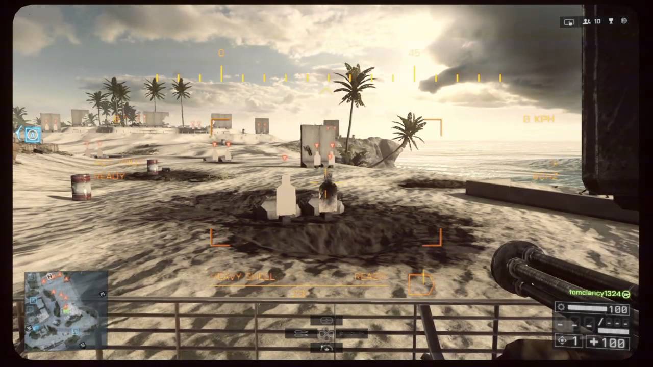 BF4 test range targets are indestructable!!! - YouTube