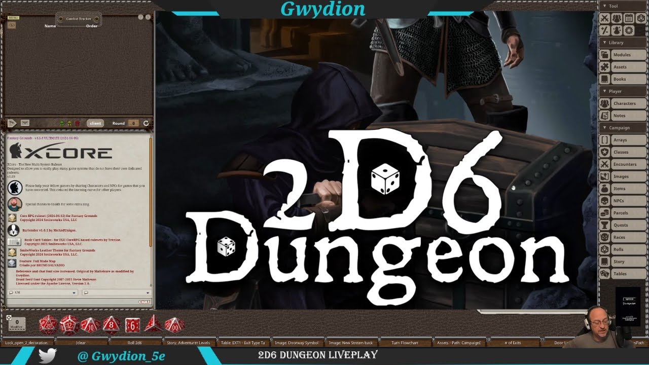 2d6 Dungeon Liveplay on FGU - YouTube